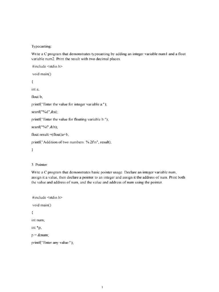 Task 3 C Programing | PDF