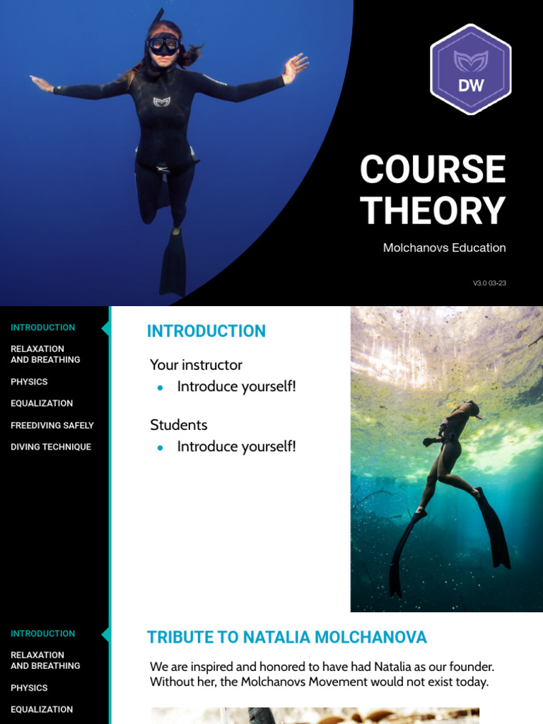 Discover Wave Course Theory v1.0 Eng | PDF | Underwater Diving | Breathing