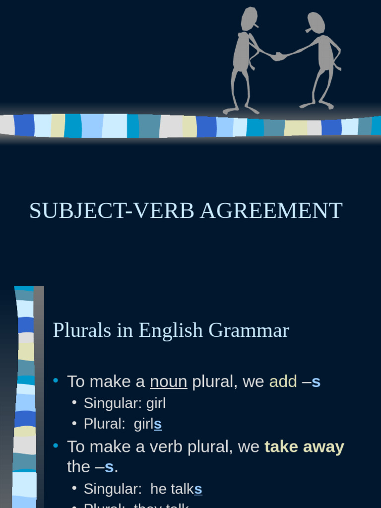 Subject-Verb Agreement Guide | PDF