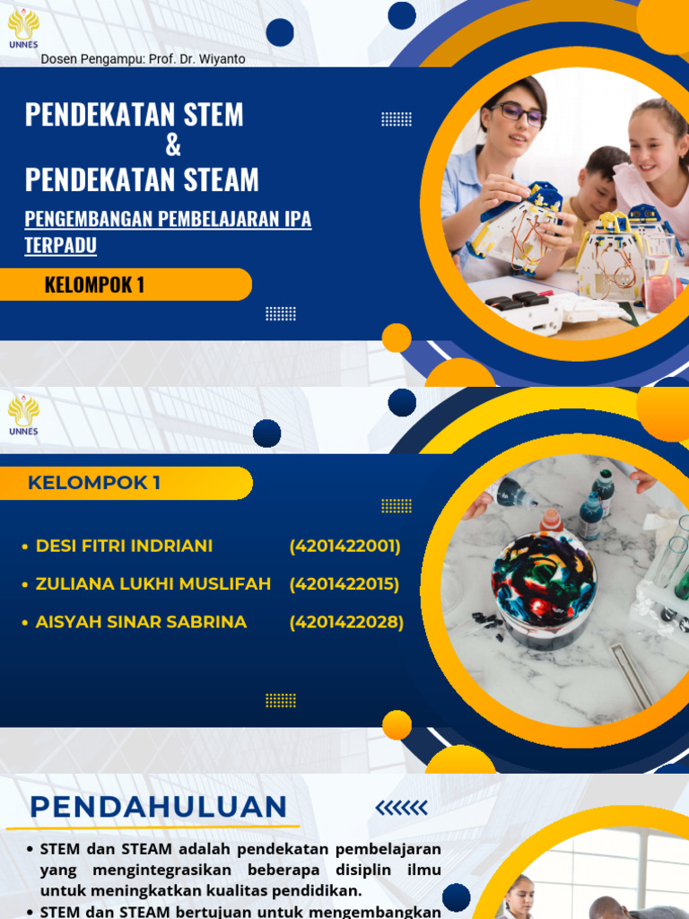 Pembelajaran STEM dan STEAM Terintegrasi | PDF