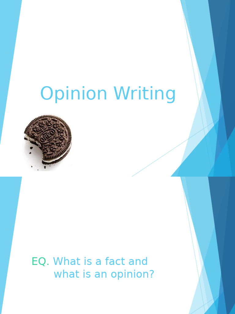Opinion Writing (Writing) | PDF | Newspapers | Essays