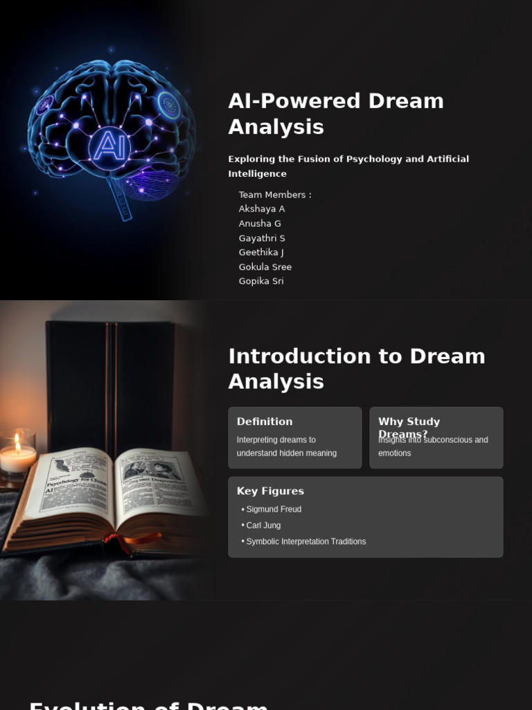 AI Powered Dream Analysis 1 | PDF | Artificial Intelligence ...