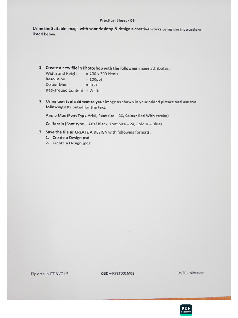 Practical Sheet 08 | PDF