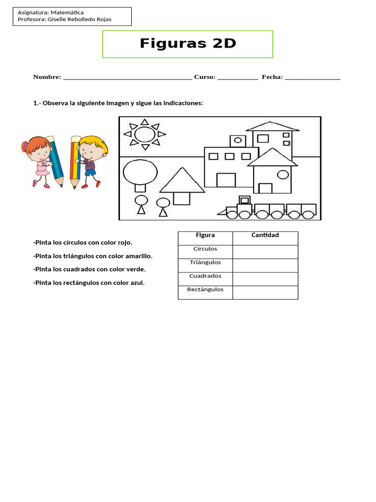 Guia Figuras 2D y 3D | PDF