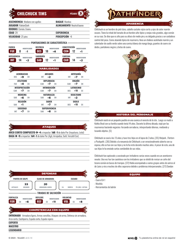 Chilchuck Tims Nivel 3 | PDF