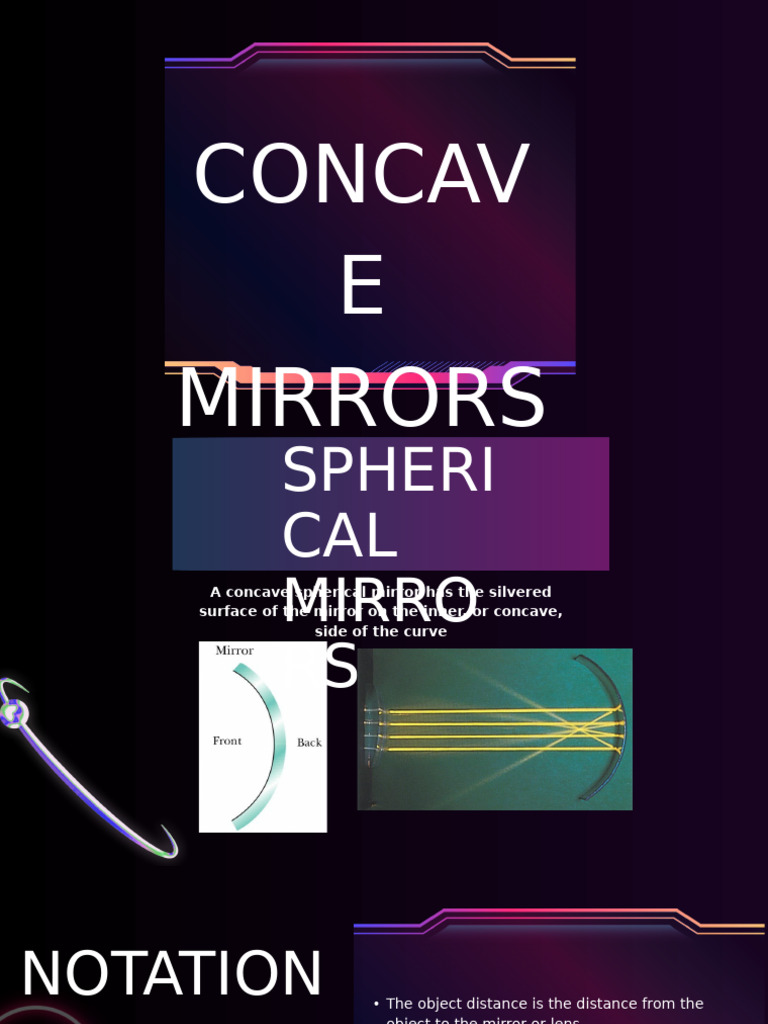 Characteristics of Concave Mirrors | PDF | Mirror | Applied And ...