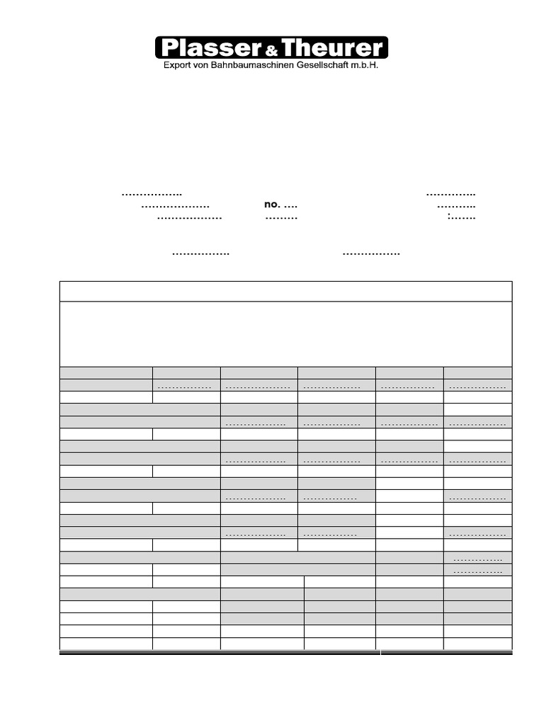 Calibration of Lining - Pendulum - Levelling System | PDF