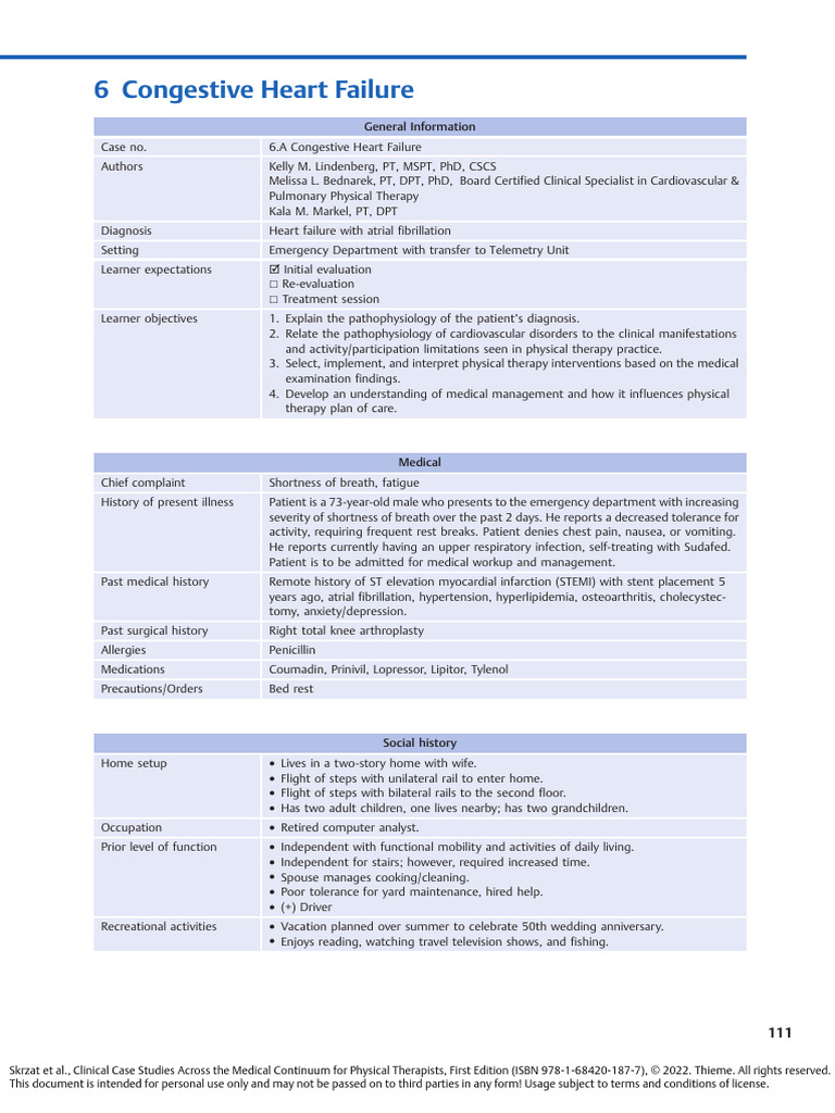 Congestive Heart Failure PDF | PDF | Heart Failure | Heart