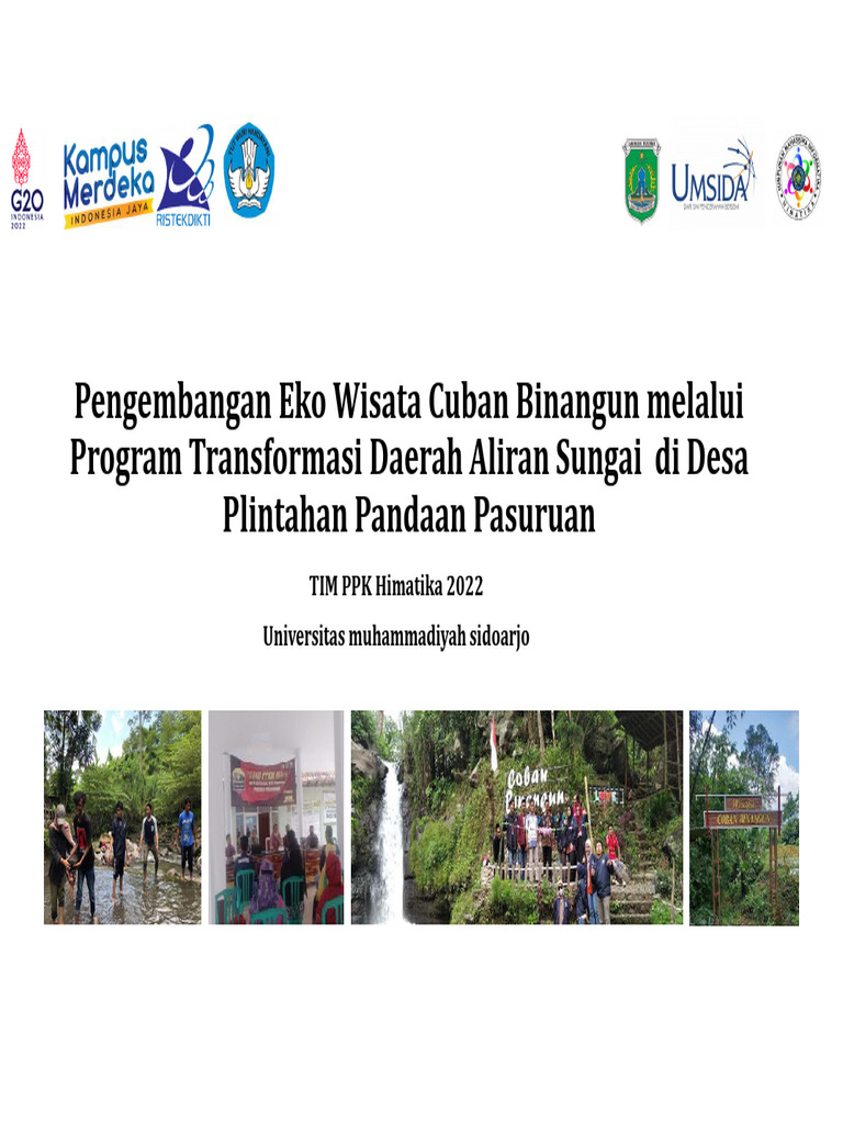 Microsoft PowerPoint - Pengembangan Eko Wisata Cuban Binangun melalui Program Transformasi | PDF