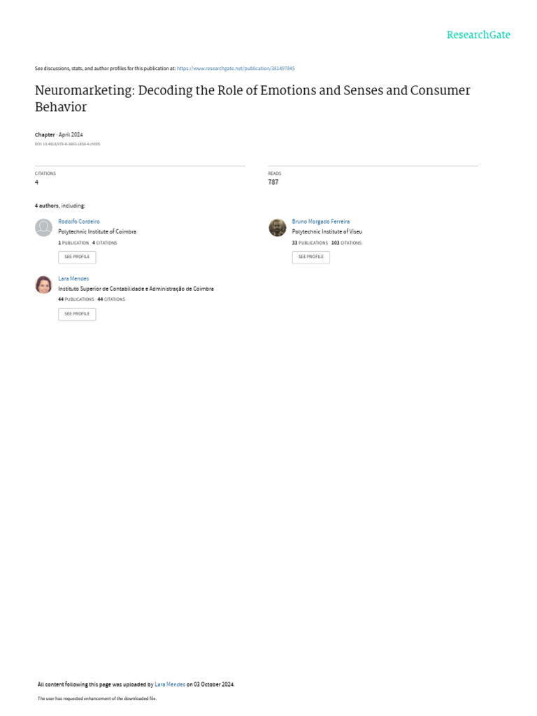 Neuromarketing: Emotions and Senses Impact | PDF | Consumer Behaviour ...