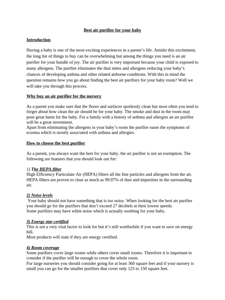 Best Air purifi-WPS Office | PDF | Air Pollution | Pollution