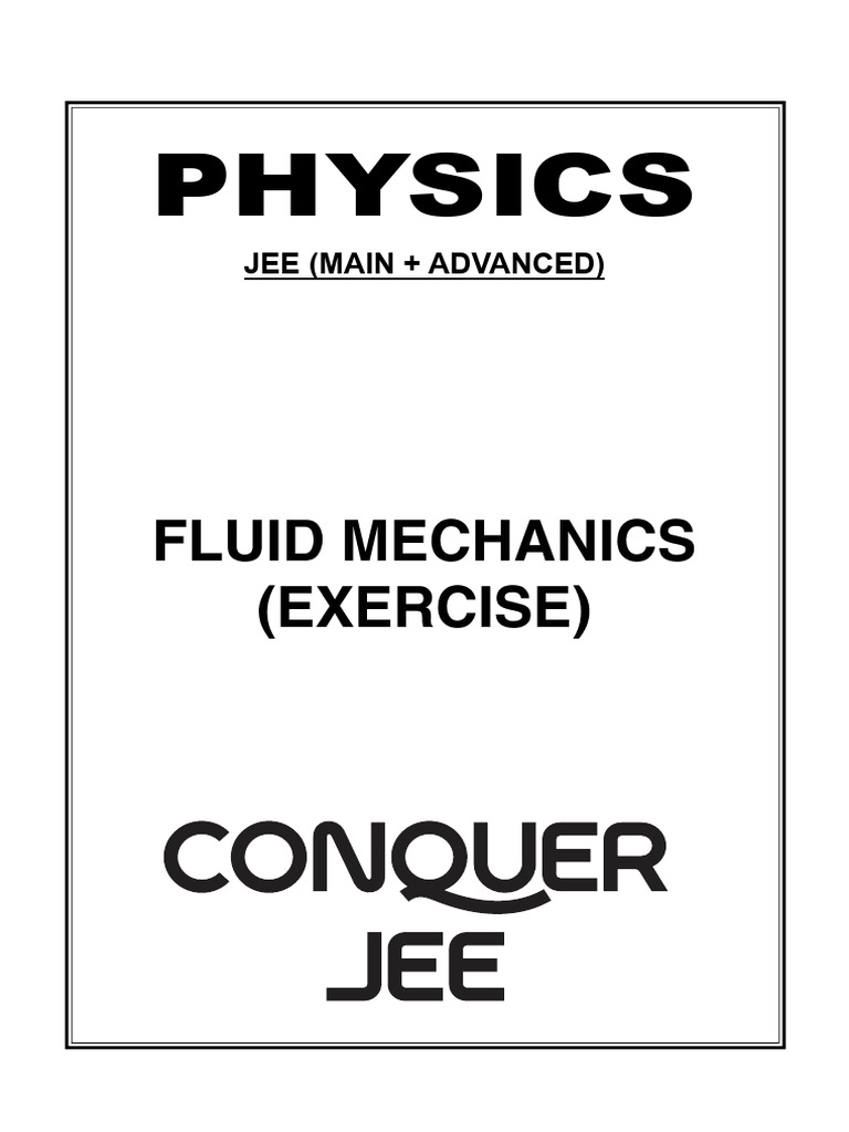 02 Fluid Mechanics Exercise WA | PDF | Pressure | Liquids