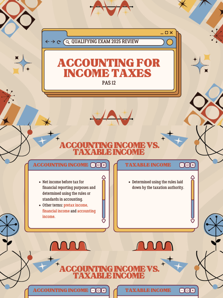 Income Tax Accounting Review 2025 | PDF | Deferred Tax | Expense