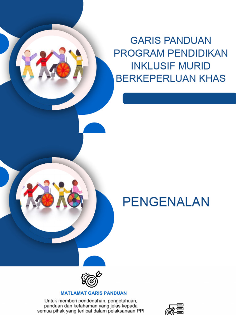 Garis Panduan Program Pendidikan Inklusif Murid Bekeperluan Khas | PDF