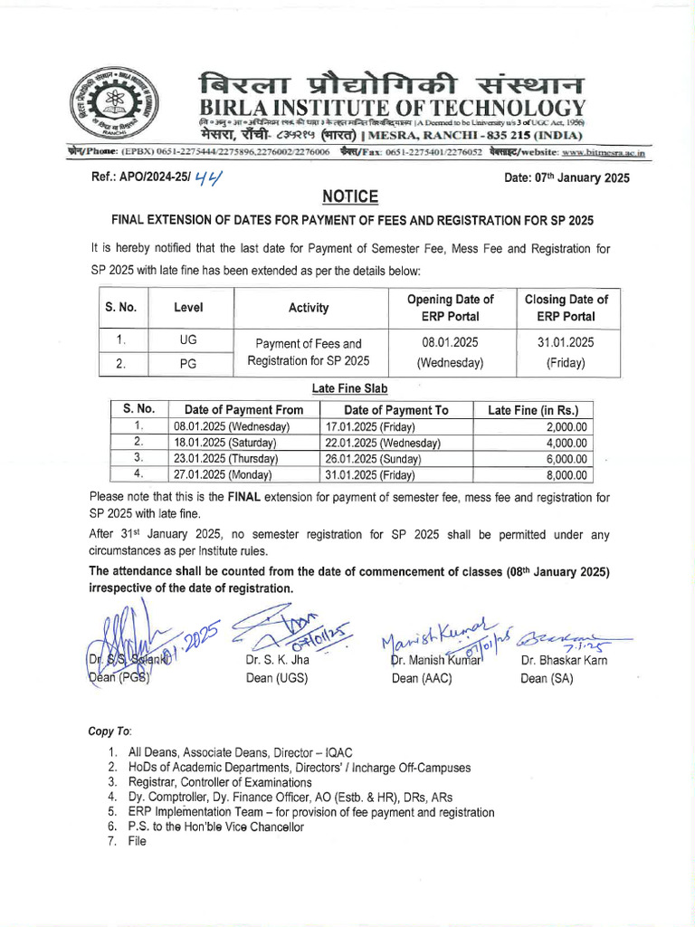 Extension Date of Registration | PDF
