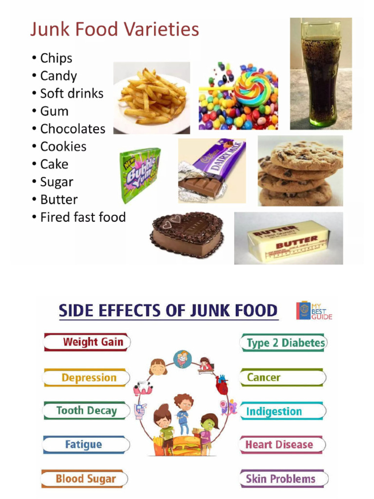 Junk Food Vs Healthy Food | PDF