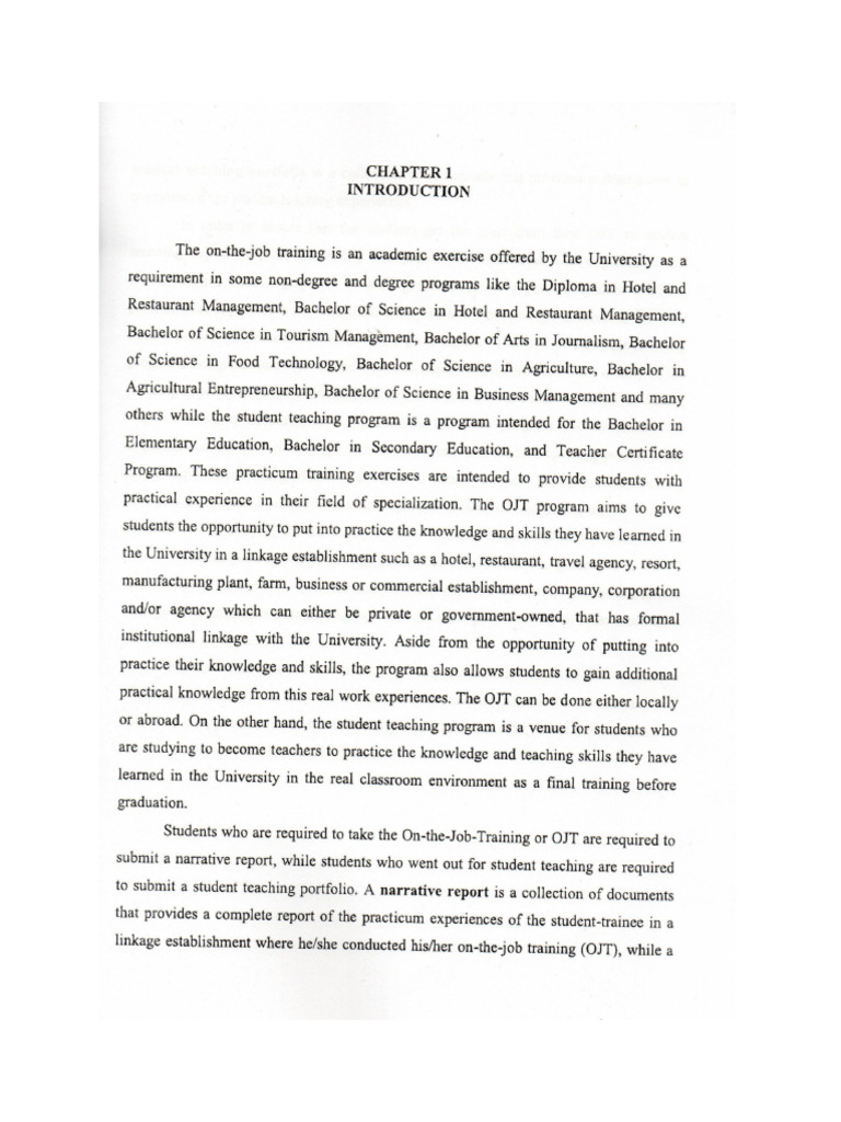 CvSU Manual For Narrative Report Part 1 | PDF