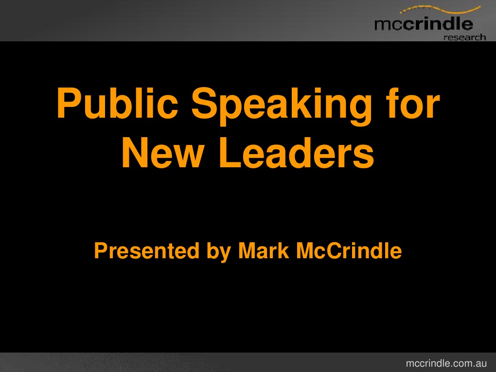 Public Speaking Skills for Leaders | PDF | Career & Growth