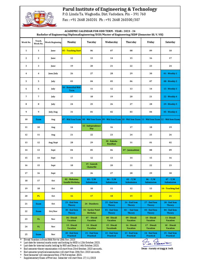 Academic Calendar 2023-24 | PDF | Academic Term | Educational Stages