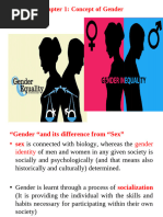 Gender, School, Society B.ed Notes | PDF | Gender | Gender Studies
