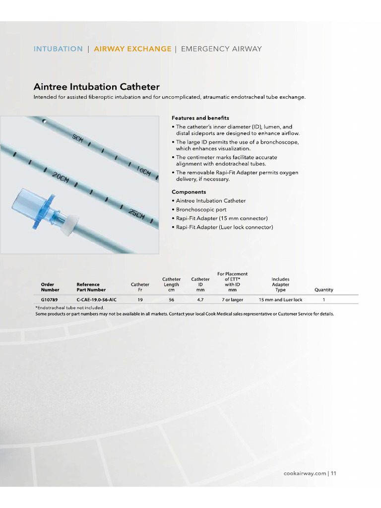 Aintree Intubation | PDF