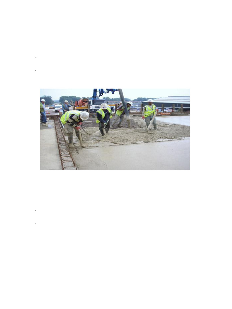 Mixing and Placing of Concrete | PDF | Concrete | Cement