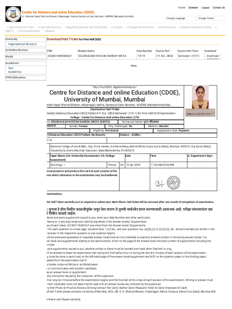 Centre for Distance and Online Education (CDOE) (1) | PDF | Government And Personhood | Access ...