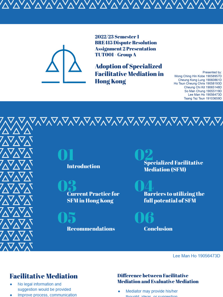 BRE415_Ass2_Tut1_7SUR_ppt | PDF | Mediation | Alternative Dispute Resolution