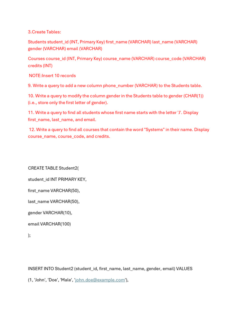 DBMS PR 3 | PDF | Data Management Software | Databases