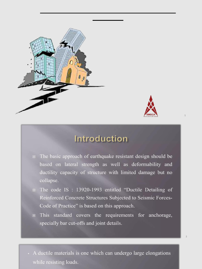 Earthquake Resistant Structures Guide | PDF