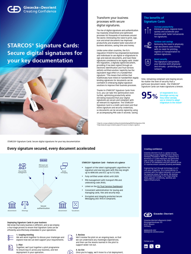 GD-Brochure-Starcos-Signature-Cards-EN | PDF | Personal Identification ...