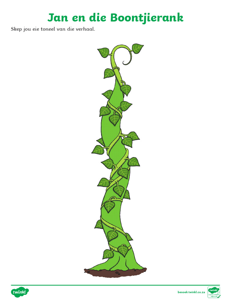 Jan en Die Boontjierank Knipvaardighede | PDF