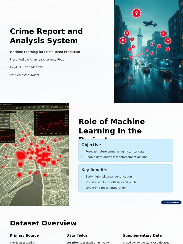 Crime Report and Analysis System | PDF | Mean Squared Error ...