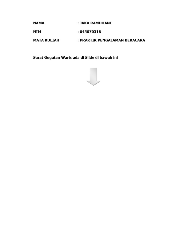 TUGAS 6 PRAKTIK PENGALAMAN BERACARA Okk | PDF