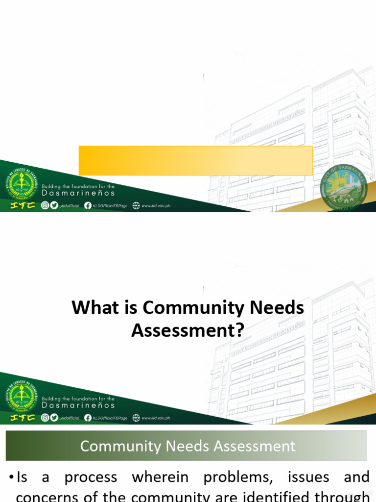 Module 2 Community Needs Assessment - Edited | PDF | Survey Methodology
