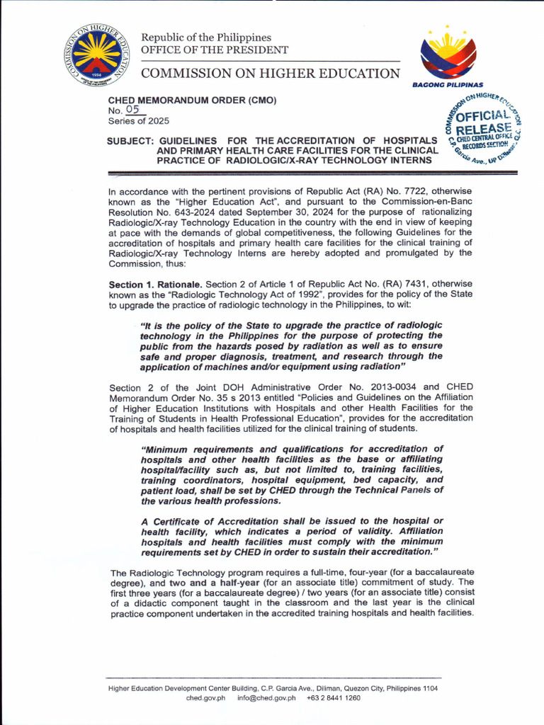 Cmo No. 5 S. 2025 | PDF