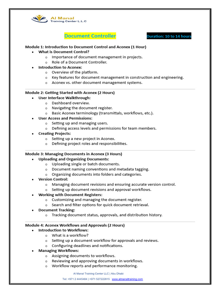 Brochure - 1732877481-Controller Aconex | PDF