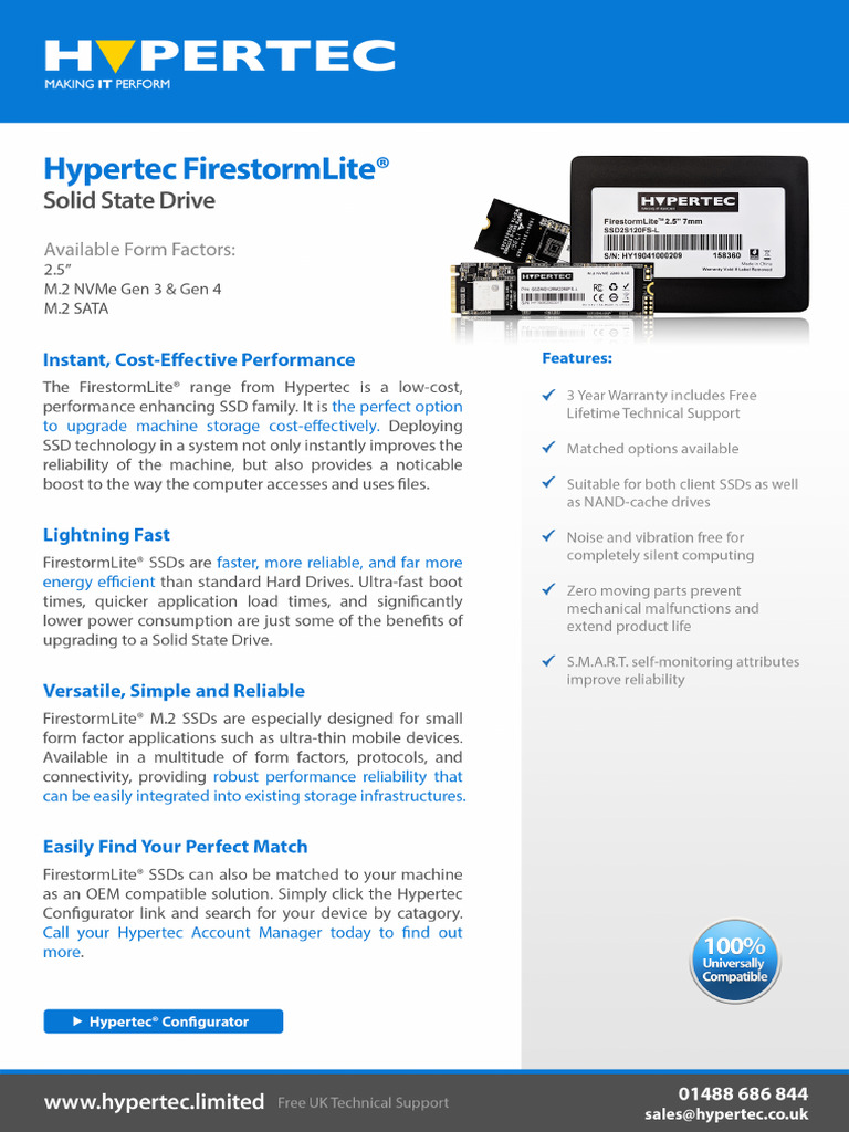 FirestormLiteCollection SpecSheet-1 | PDF