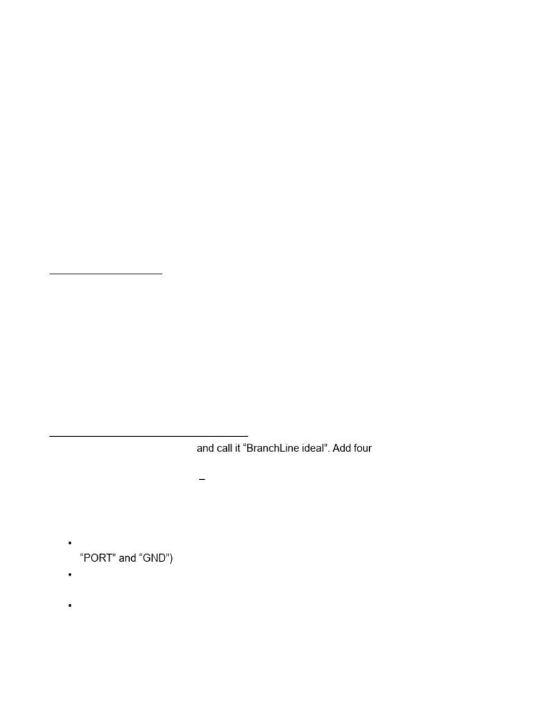 Branch Line Coupler 3dB Referencia AWR | PDF | Transmission Line ...
