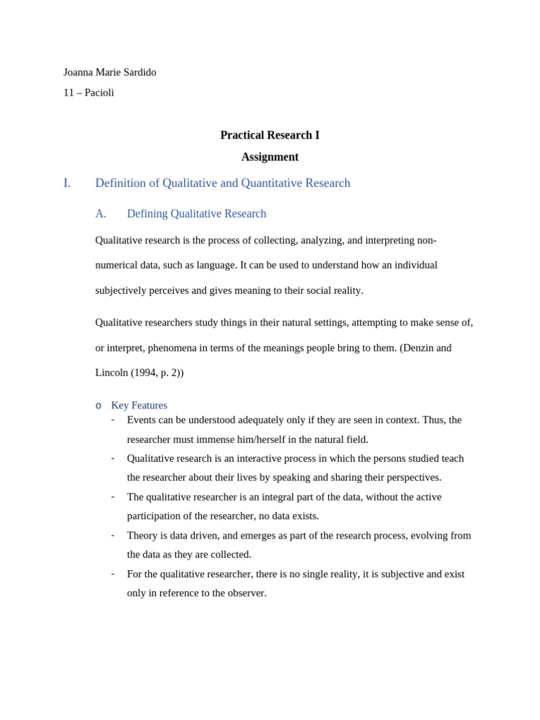 Practical Research Assignment | PDF | Quantitative Research | Methodology