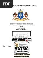 Mathematics P2 Grade 12 Second Push 2025 Eng | PDF | Circle ...