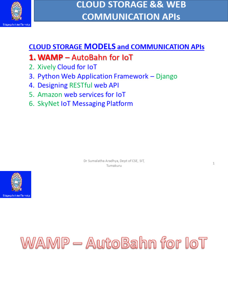 CloudStorage WebCommAPIs WAMP Part1 | PDF | Internet | Data Transmission