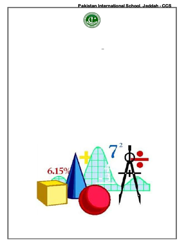 Grade 6 Math Holiday Homework | PDF | Mathematics | Mathematical Concepts