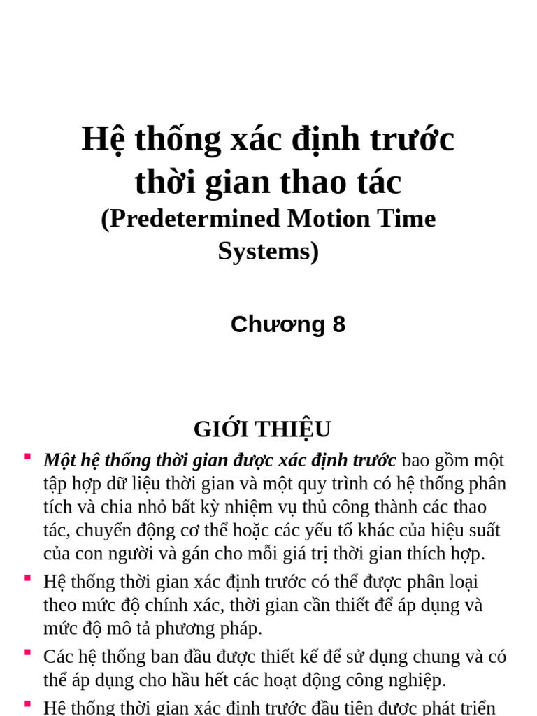 Chương 8 PMTS | PDF