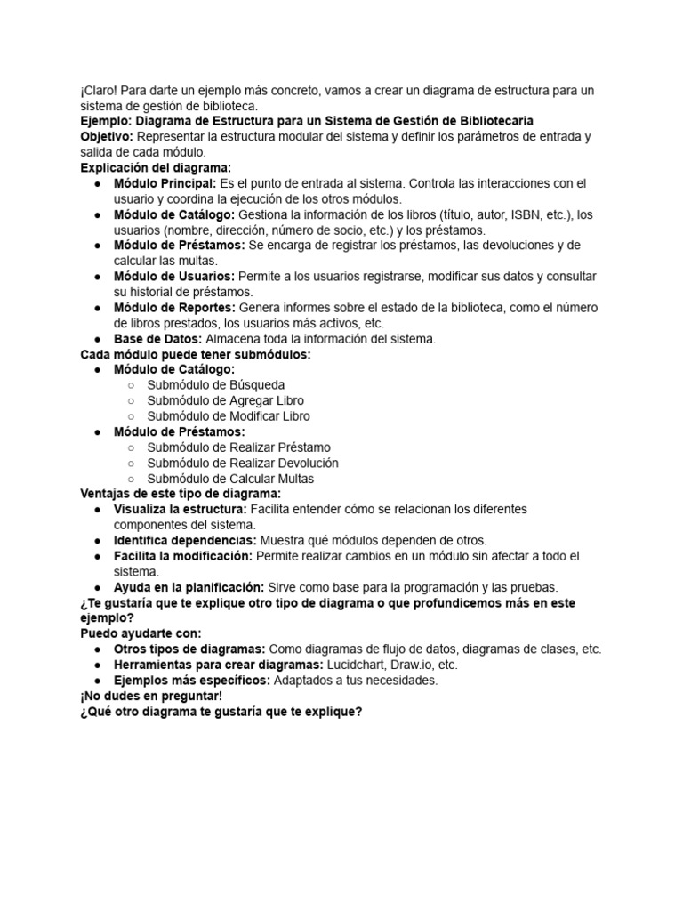 Dame Un Ejemplo de La Estructura | PDF