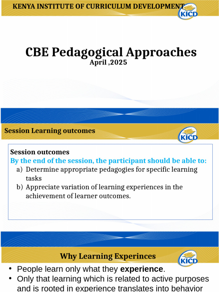 CBE Pedagogical Approaches-1 | PDF | Learning | Inquiry Based Learning