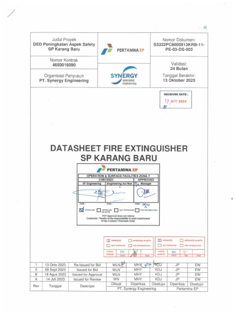 S3322PC8000913KRB-11-PE-03-DS-003 - 1 - RIFB - APP - Datasheet Fire Extinguisher KRB - R (Final ...