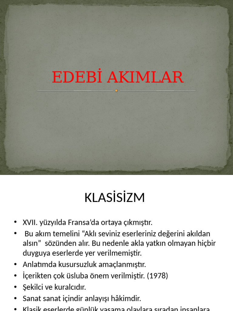 Edebi̇ Akimlar | PDF