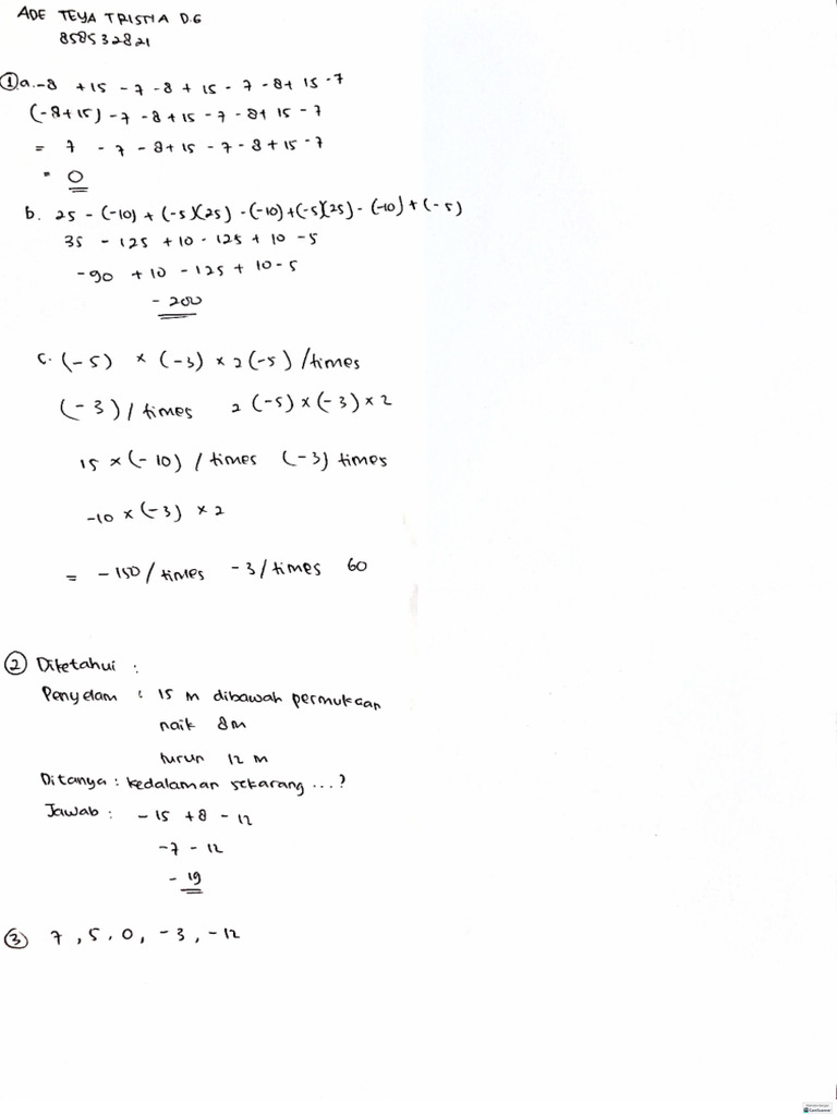 Ade Teya Trisna_Diskusi 2_Mtk | PDF