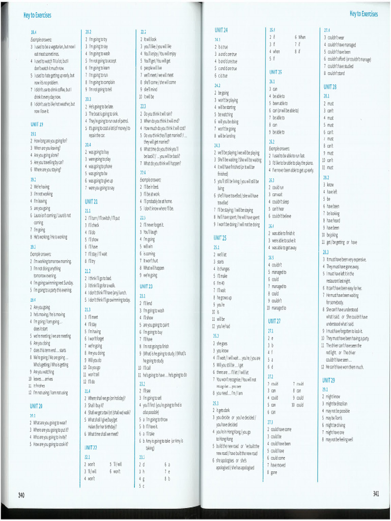 Key To Exercises | PDF
